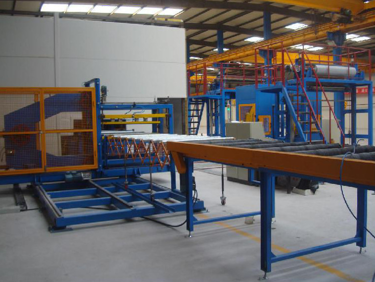 PLC Band Saw Cutter PU Sandwich Panel Line