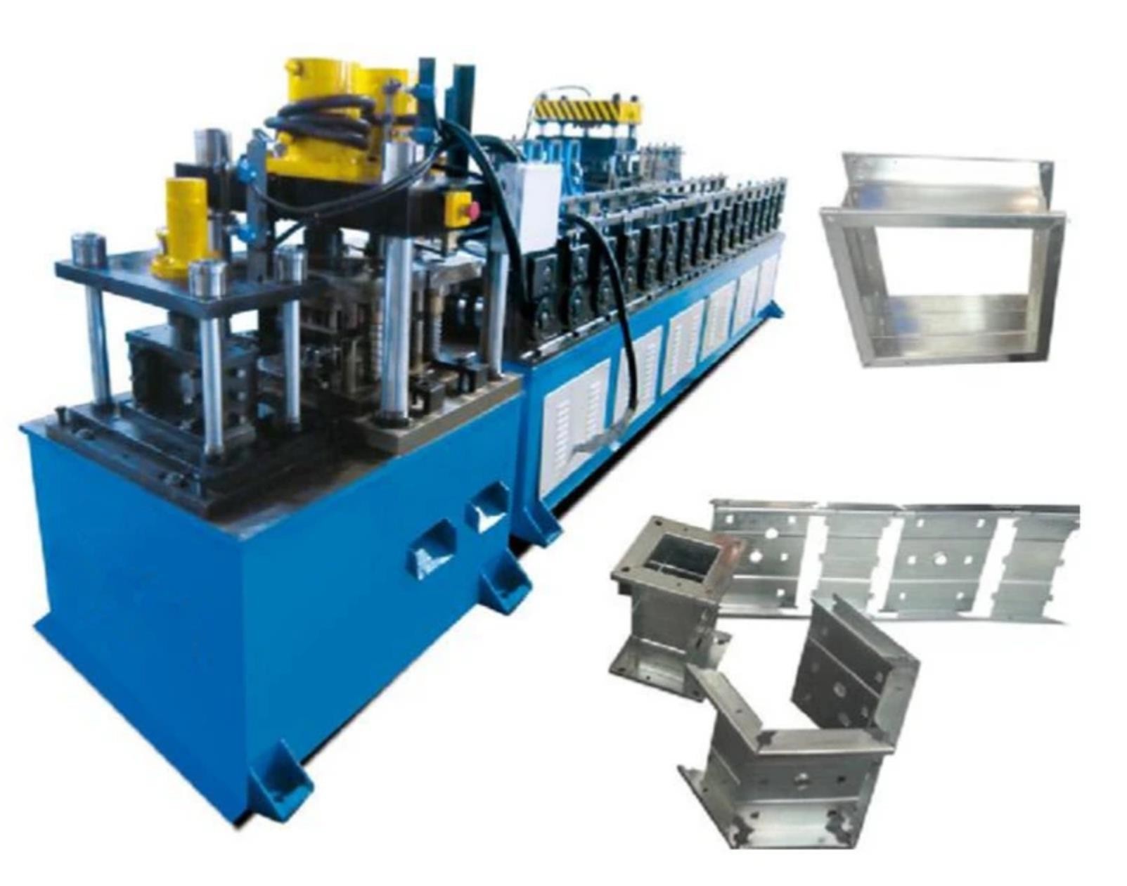 Gcr15 Chrome coated HRC62 Fire Damper Roll Forming Machine